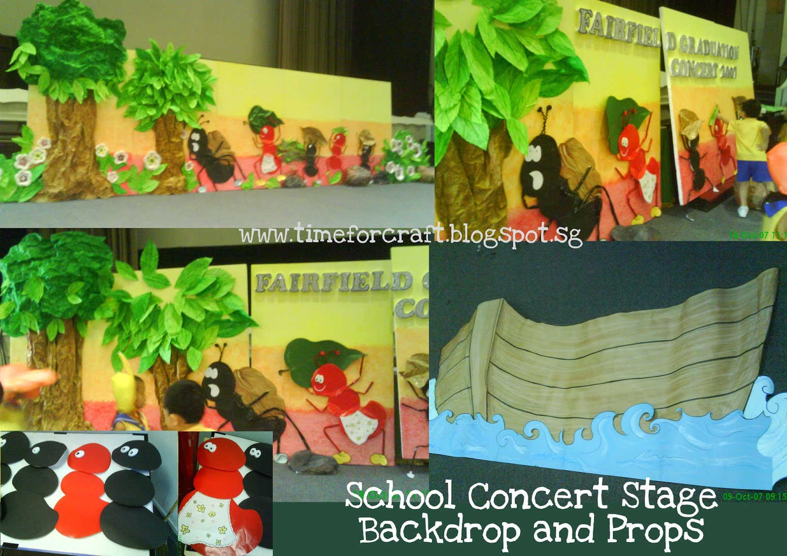 School Concert Stage Backdrop Involvement