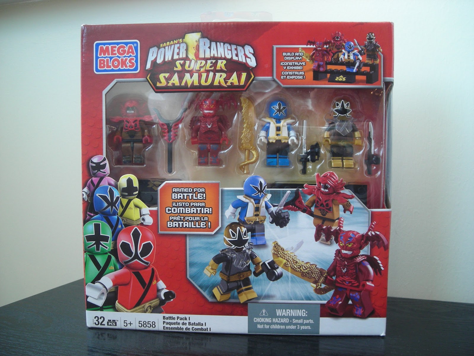 My Shiny Toy Robots: Mega Bloks Power Rangers Super Samurai Battle Pack 1