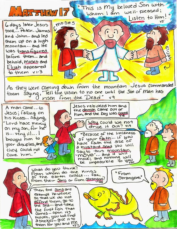 Doodle Through The Bible: Matthew 17