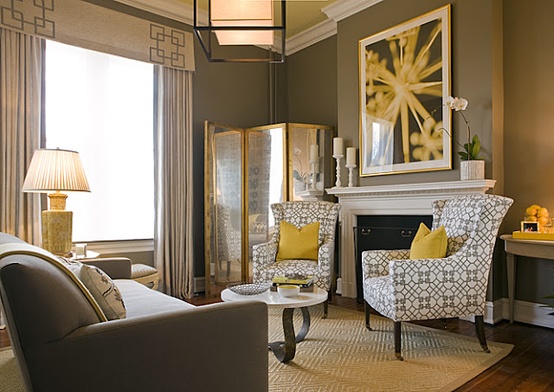 Eye For Design: Decorating With The Grey and Yellow Color Combination