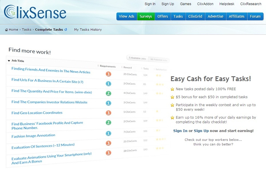 ClixSense - Scam or Legit? - Film. Music. Lifestyle.