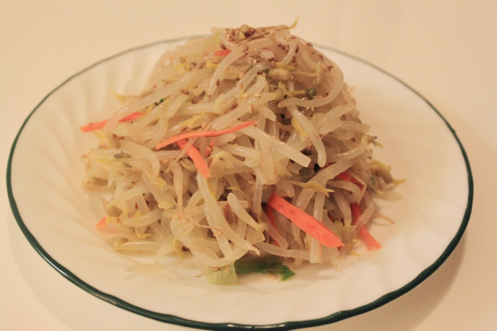 mung bean sprout mix (Sukjunamul) - Ms.J's Green Table