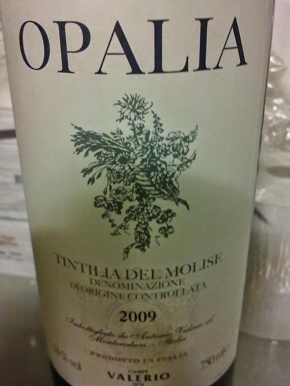 OPALIA TINTILIA DEL MOLISE DOC (2009) - CAMPI VALERIO