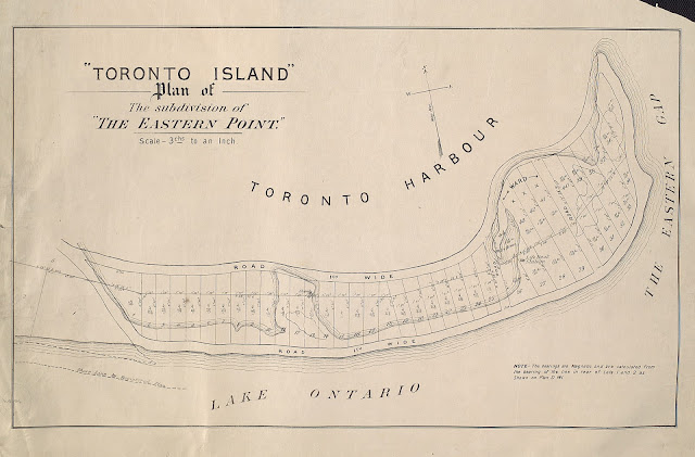 Old Toronto Maps: Neighbourhoods and Subdivisions: Toronto Island