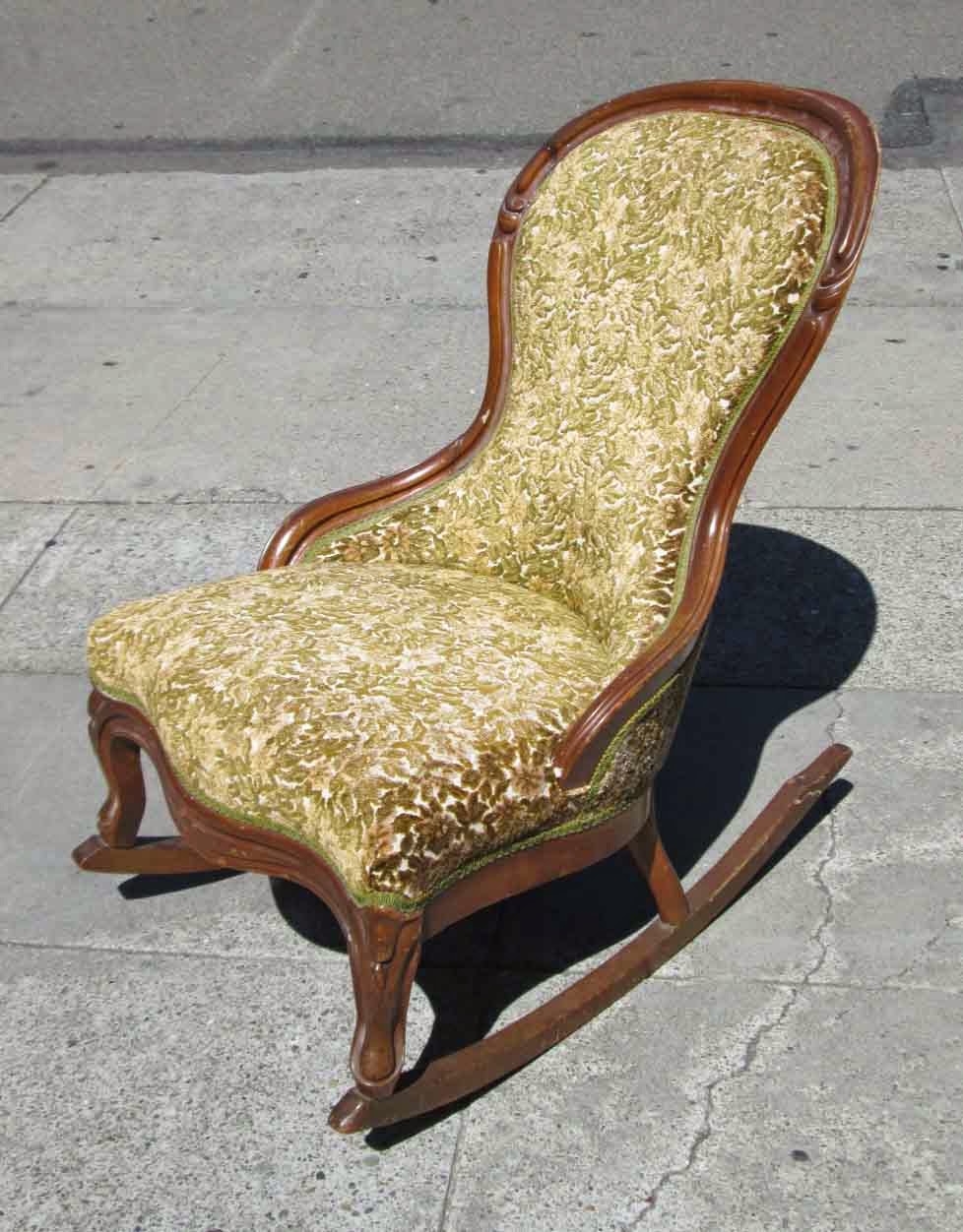 UHURU FURNITURE & COLLECTIBLES: SOLD Slipper Chair Rocker - $95