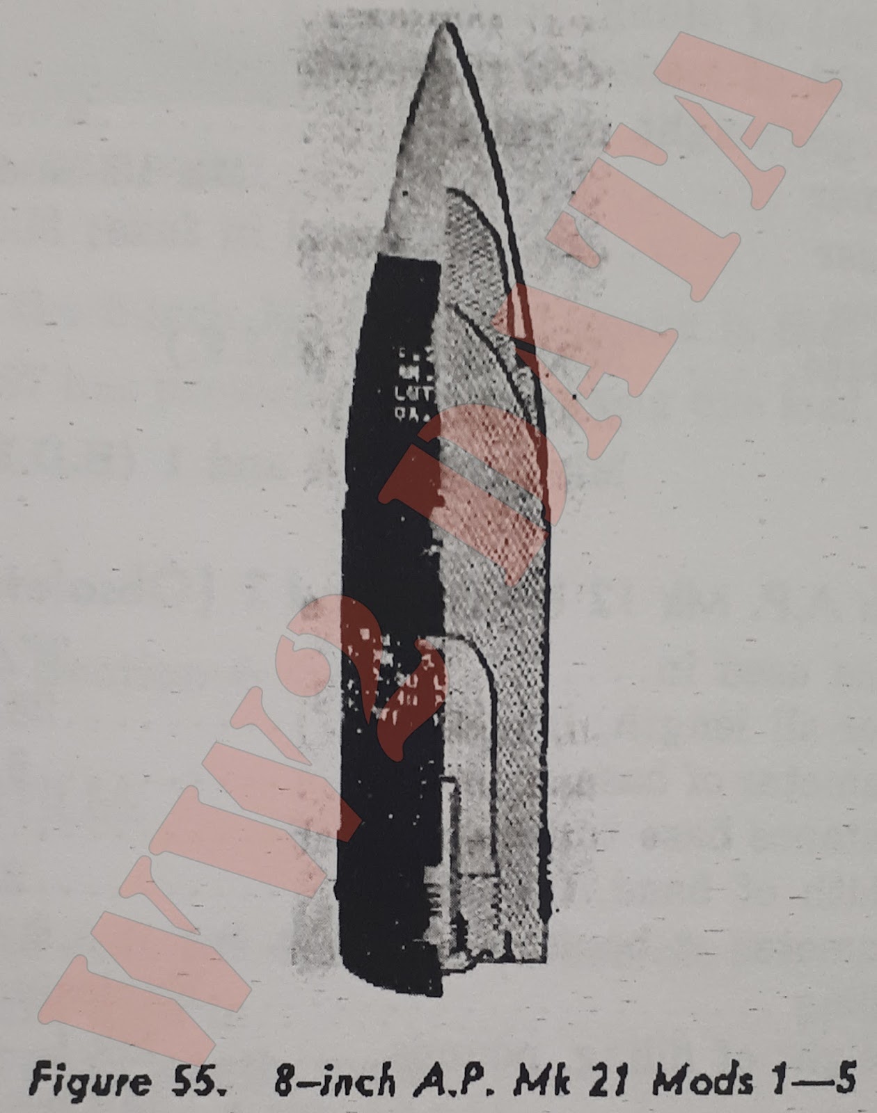 WW2 Equipment Data: American Projectiles and Explosives - 8-inch ...