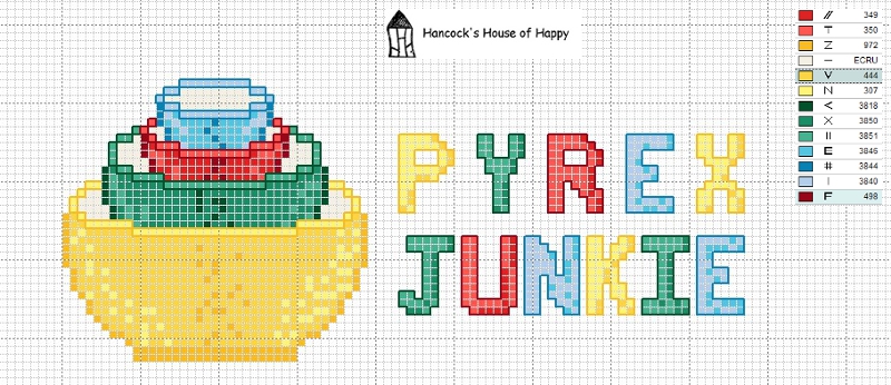 hancock's house of happy: Look at All the Colours! Vintage Pyrex Junkie ...