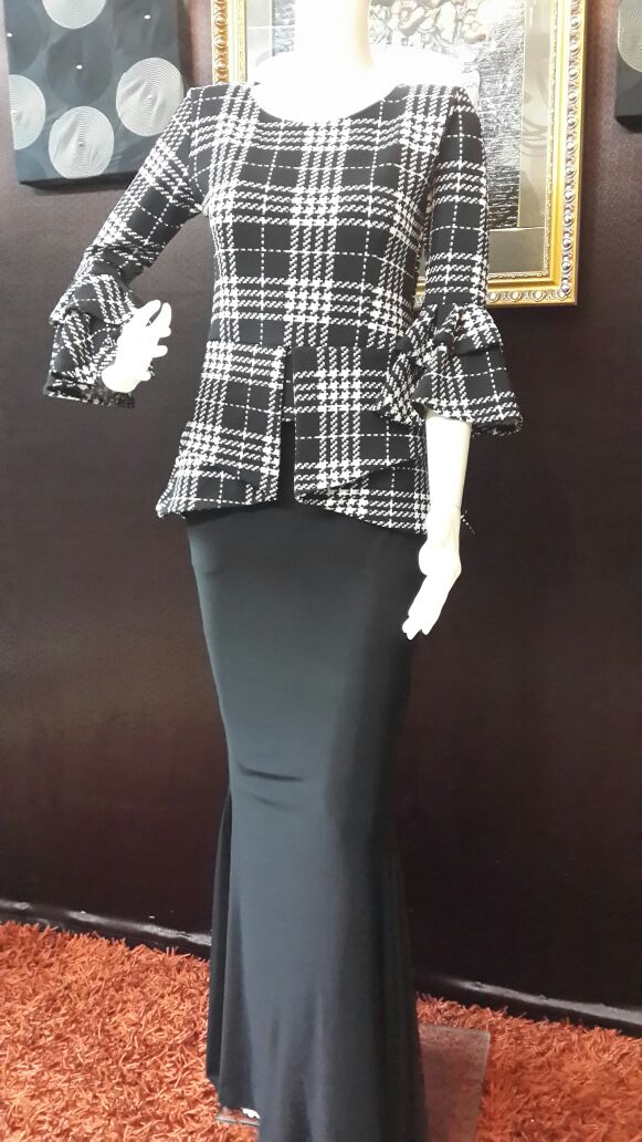 ZUCO Fashion: MIDI KURUNG SALOMA CUT STYLE WITH BELL SLEEVES CUFF ...