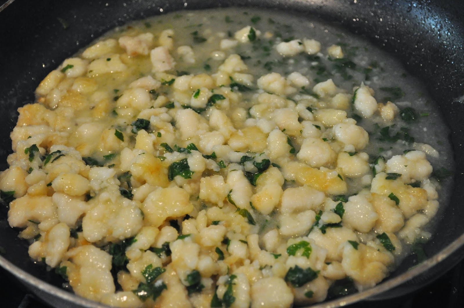 Cooking with Manuela: Seafood Spaghetti with Spicy Sole Fillets