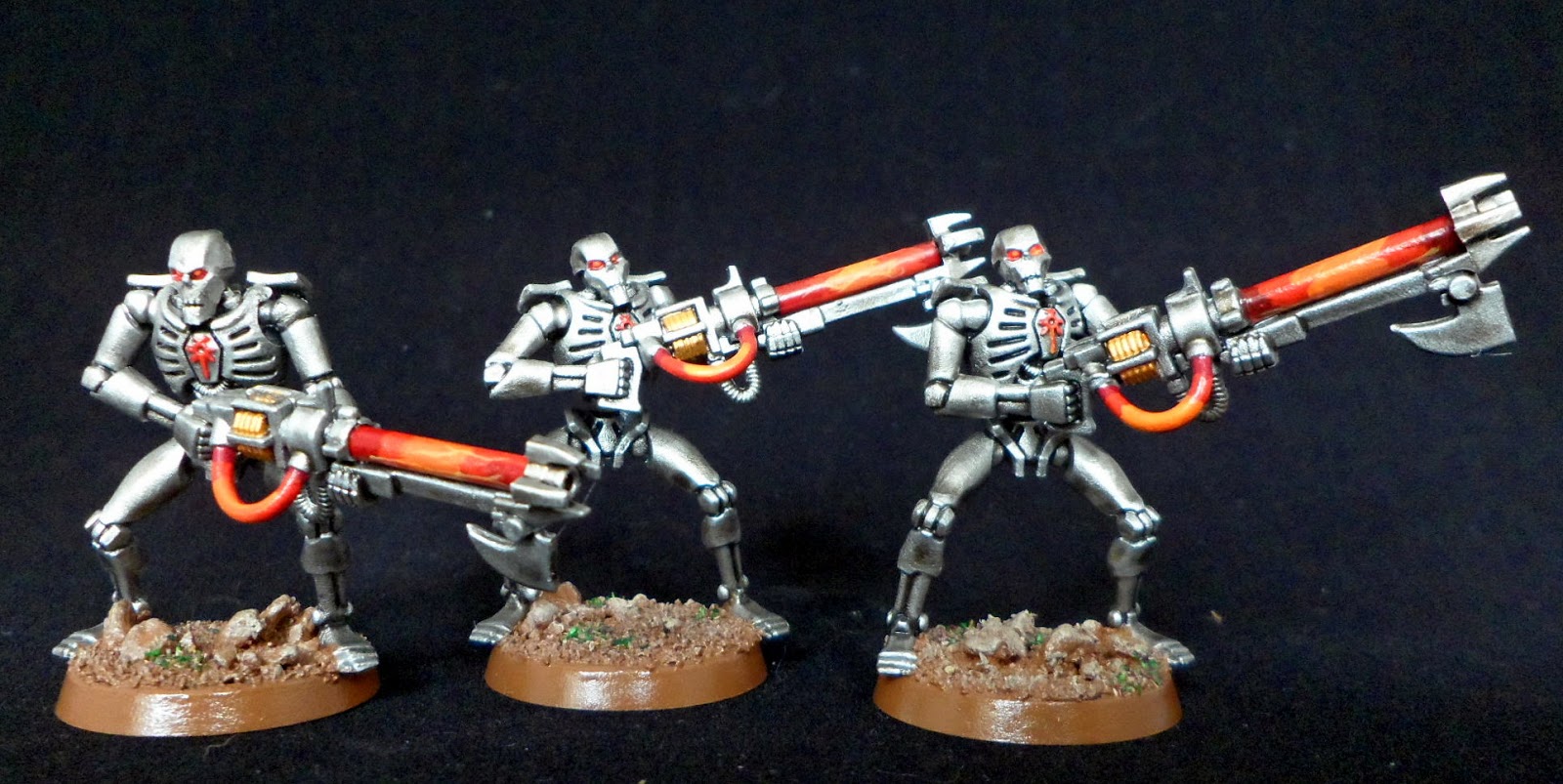 WeeMen: Necron Dynasty - Final 5 Necron Warriors - 40-45