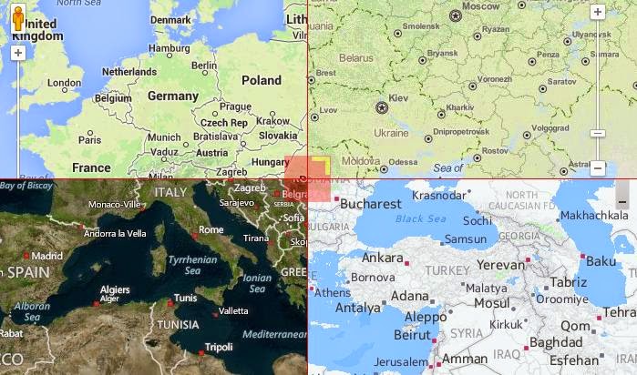 Online Maps: CompareMaps: Comparing major map providers
