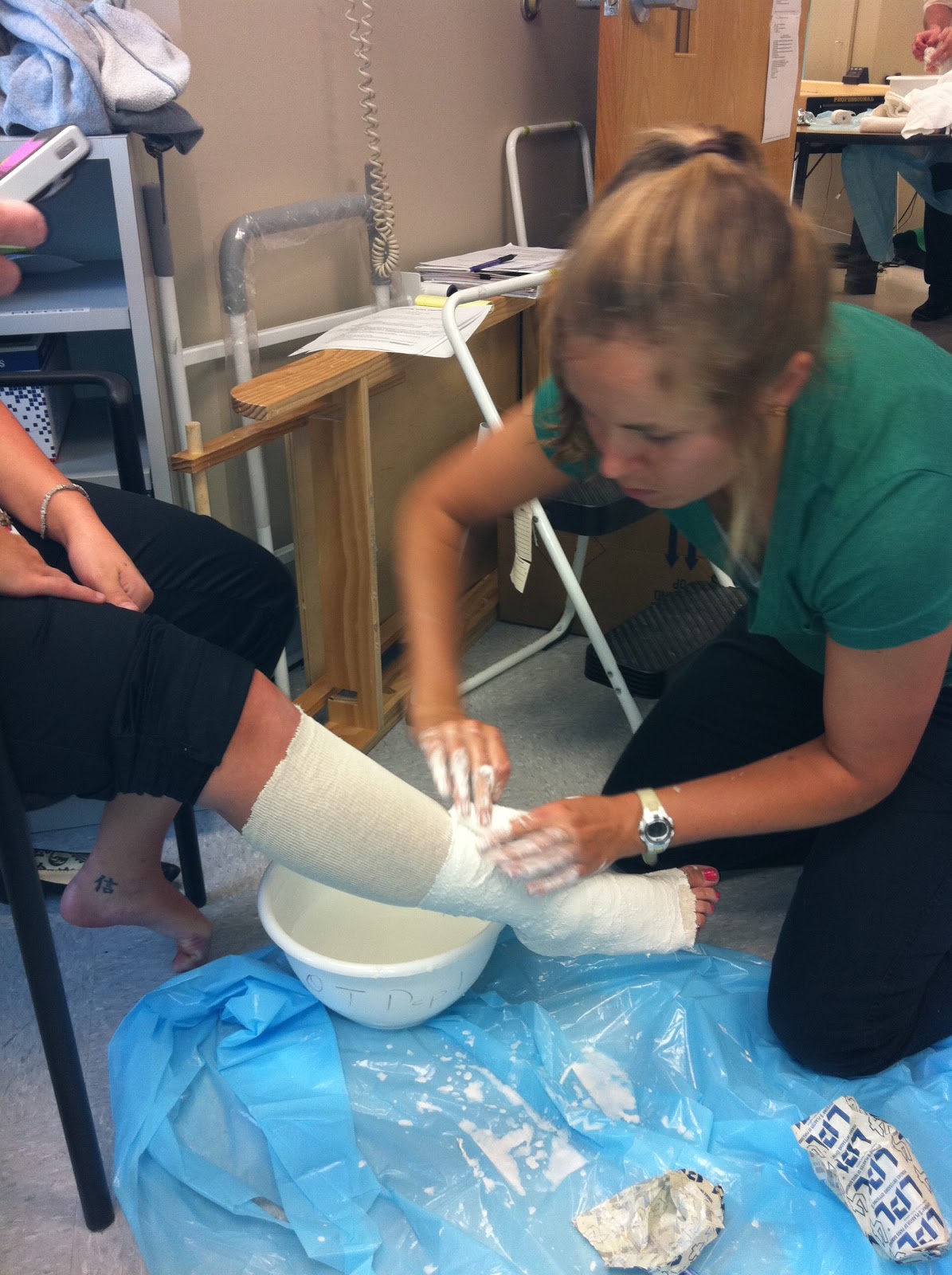 Rehab. Restore. Revive.: Plaster Cast Day