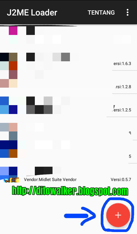 Tutorial Main Game Java di J2ME Loader - Dito Walker Blog