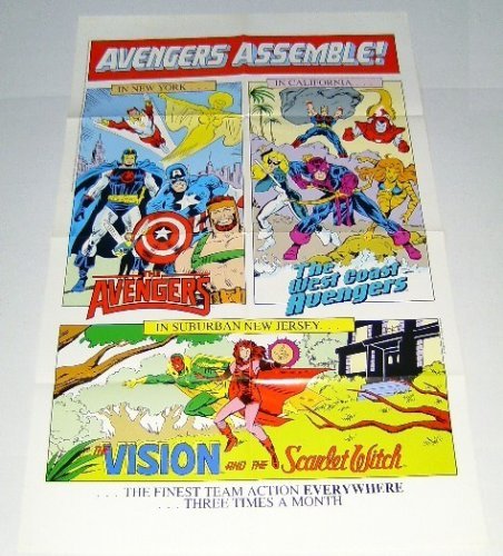 Marvel Comics of the 1980s: 1985 - Avengers Assemble poster