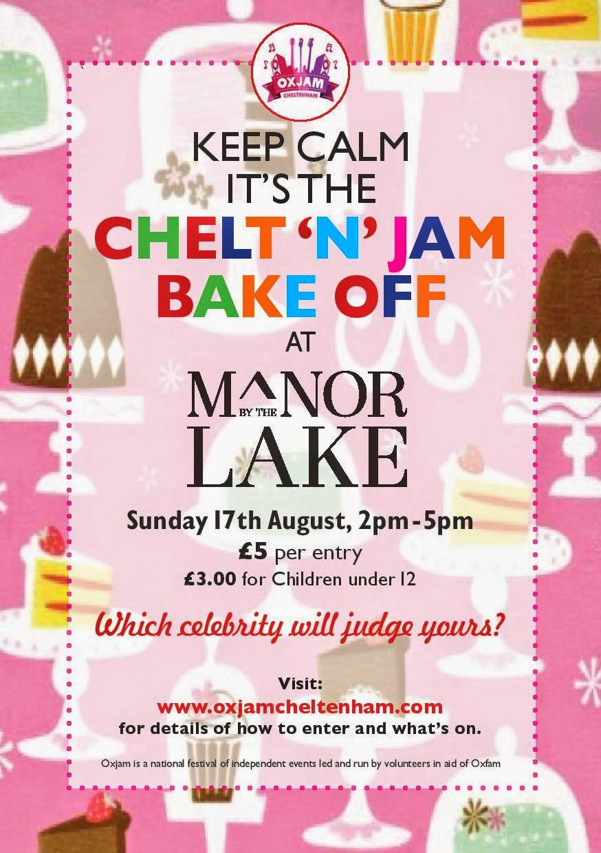 The Vanilla Pod Bakery: Calling All Bakers! Oxjam Chelt'n'Jam Bake Off!