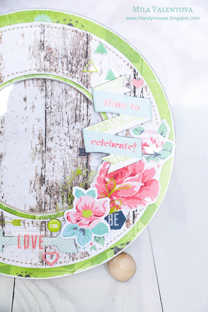 Mila Valentova, art blog: Photo frame "Tame to celebrate!"