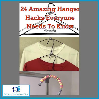 DIY And Household Tips: 24 Amazing Hanger Hacks Everyone Needs To Know