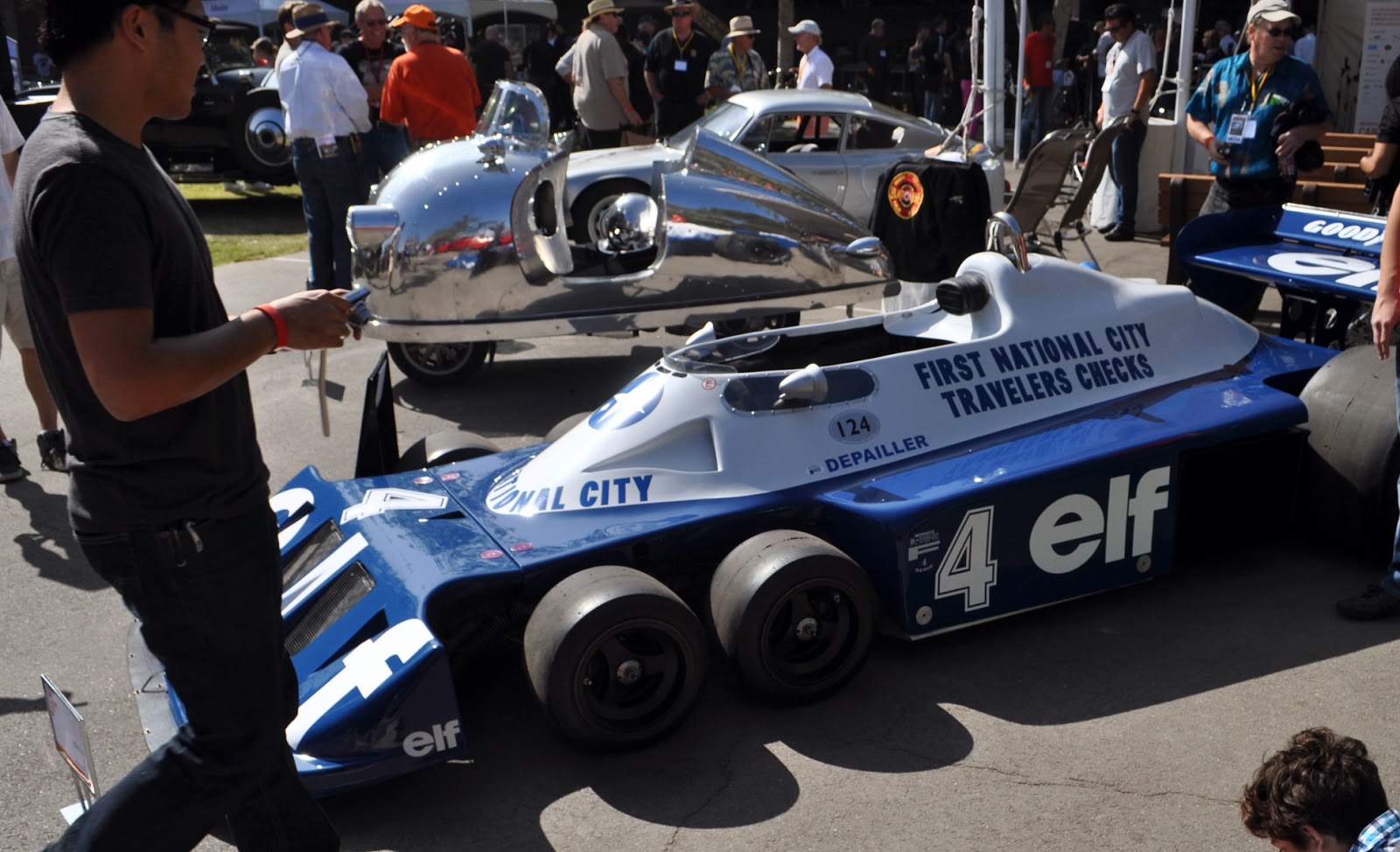 Just A Car Guy: I never imagened I've ever see the Tyrell ELF 6 wheel ...