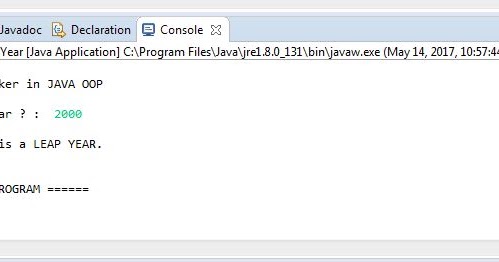 Free Programming Source Codes and Computer Programming Tutorials: Leap ...