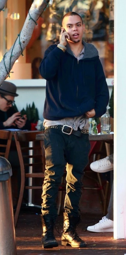 Celeb Saggers Evan Ross Sagging With His Shirt Tucked In