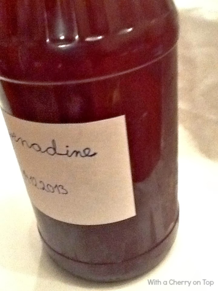 With Glitter on Top: Pomegranate syrup - Grenadine