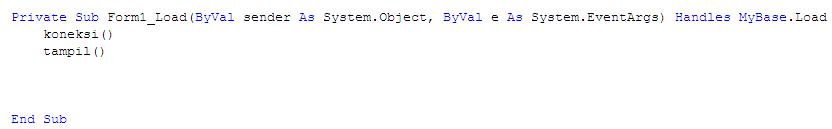 Membuat DataGridView Sederhana Pada Visual Basic