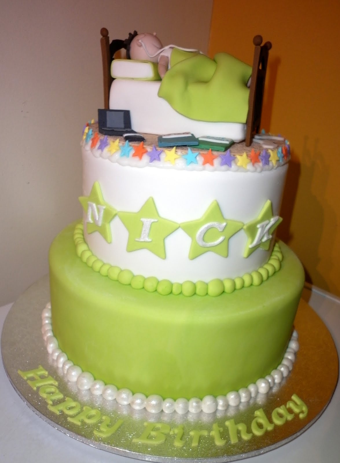 Caketopia: Teenager Messy Bed cake for Nick