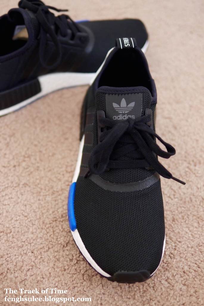 Adidas Originals Men's NMD R1 Runner Black/White/Tokyo Blue | The Track ...