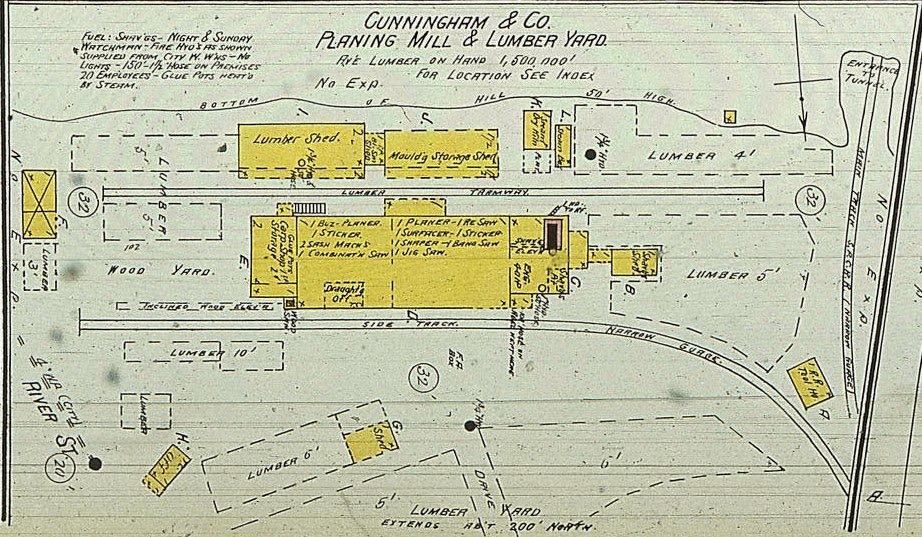 Santa Cruz Trains: Freight Stops: Mission Orchard