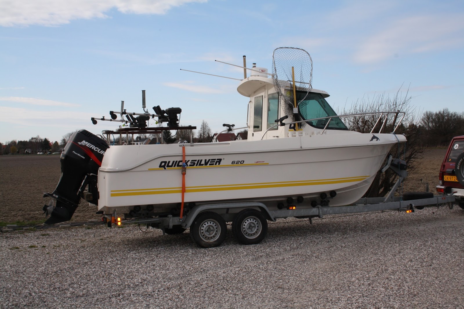 Til Salg Quicksilver Timonier 620 med 90 hk Mercury F 90 klar til at ...