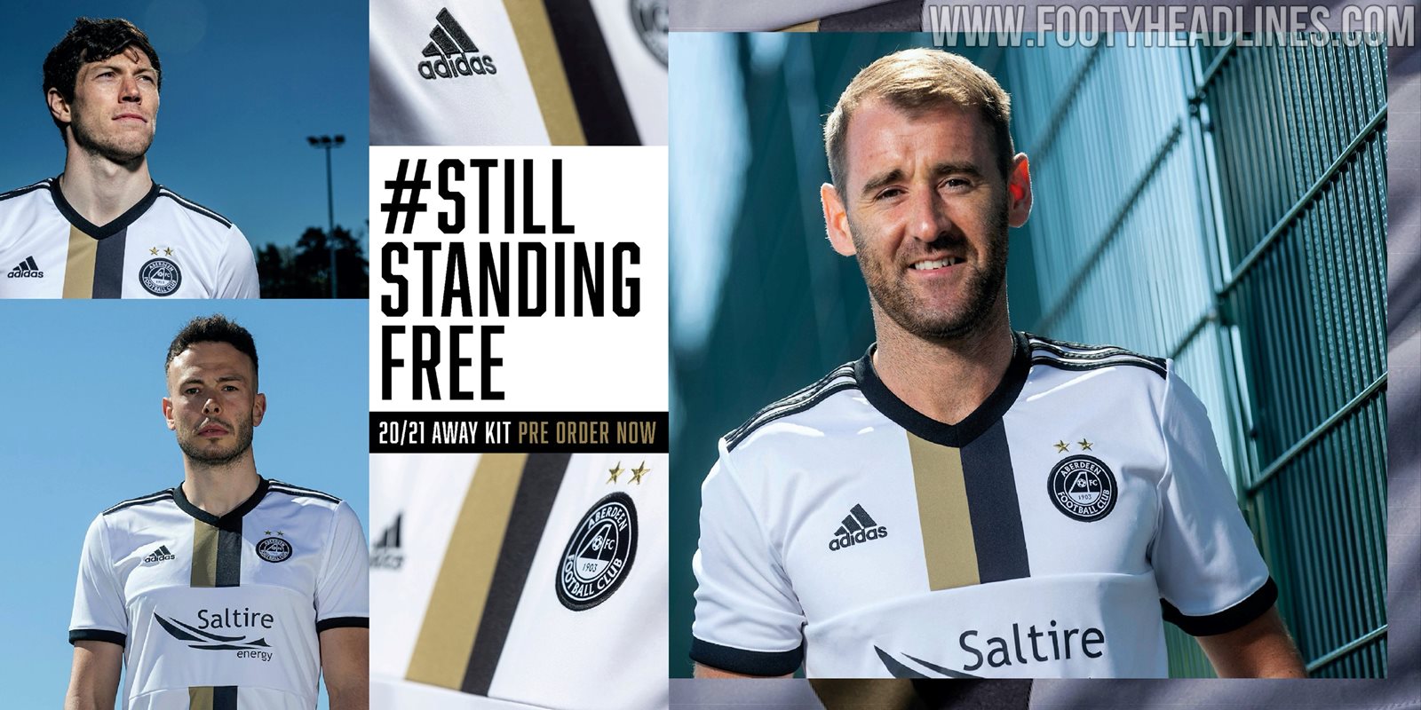 Aberdeen 20-21 Home & Away Kits Released - Footy Headlines