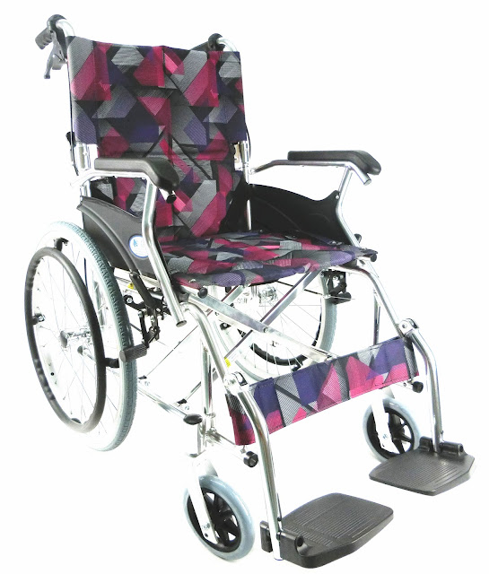 Lightweight Aluminium Folding wheelchair Kerusi roda ringan 轻型轮椅 ...