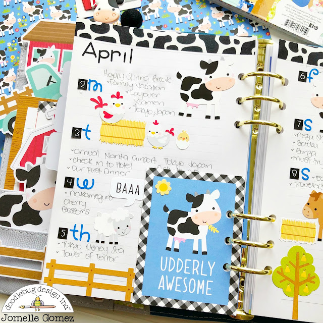 Doodlebug Design Inc Blog: Down On The Farm | Planner Pages with Jomelle