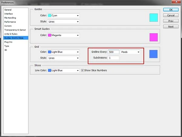 PhotoEffect: How To Make a Grid and Guides in Photoshop