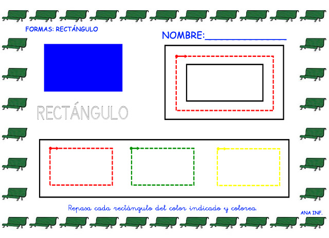INFANTILES DE ANA V.: EL RECTÁNGULO