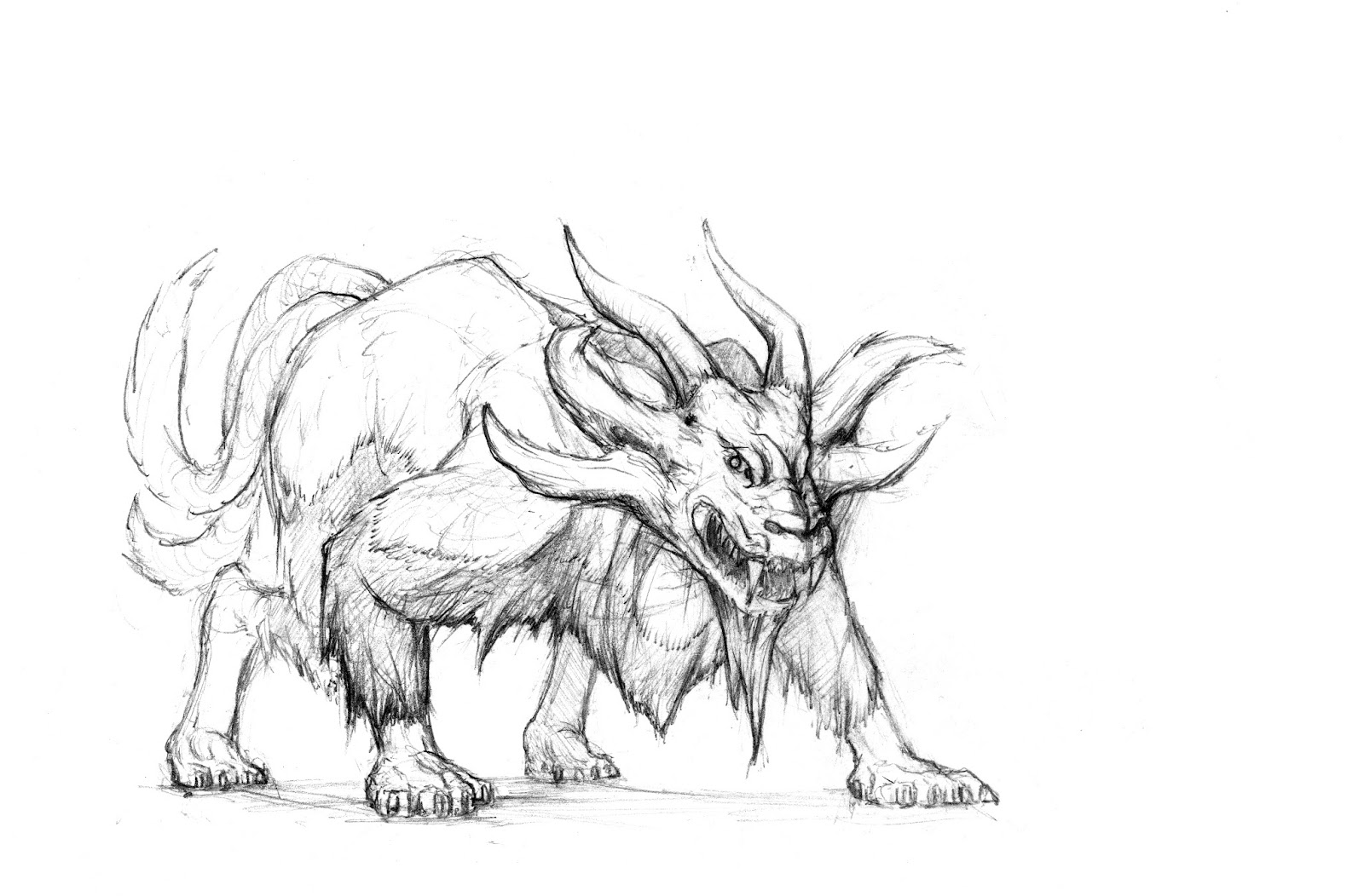 Animal Drawing and Anatomy: Samuel Jin Chon - Creature 1st Iterations