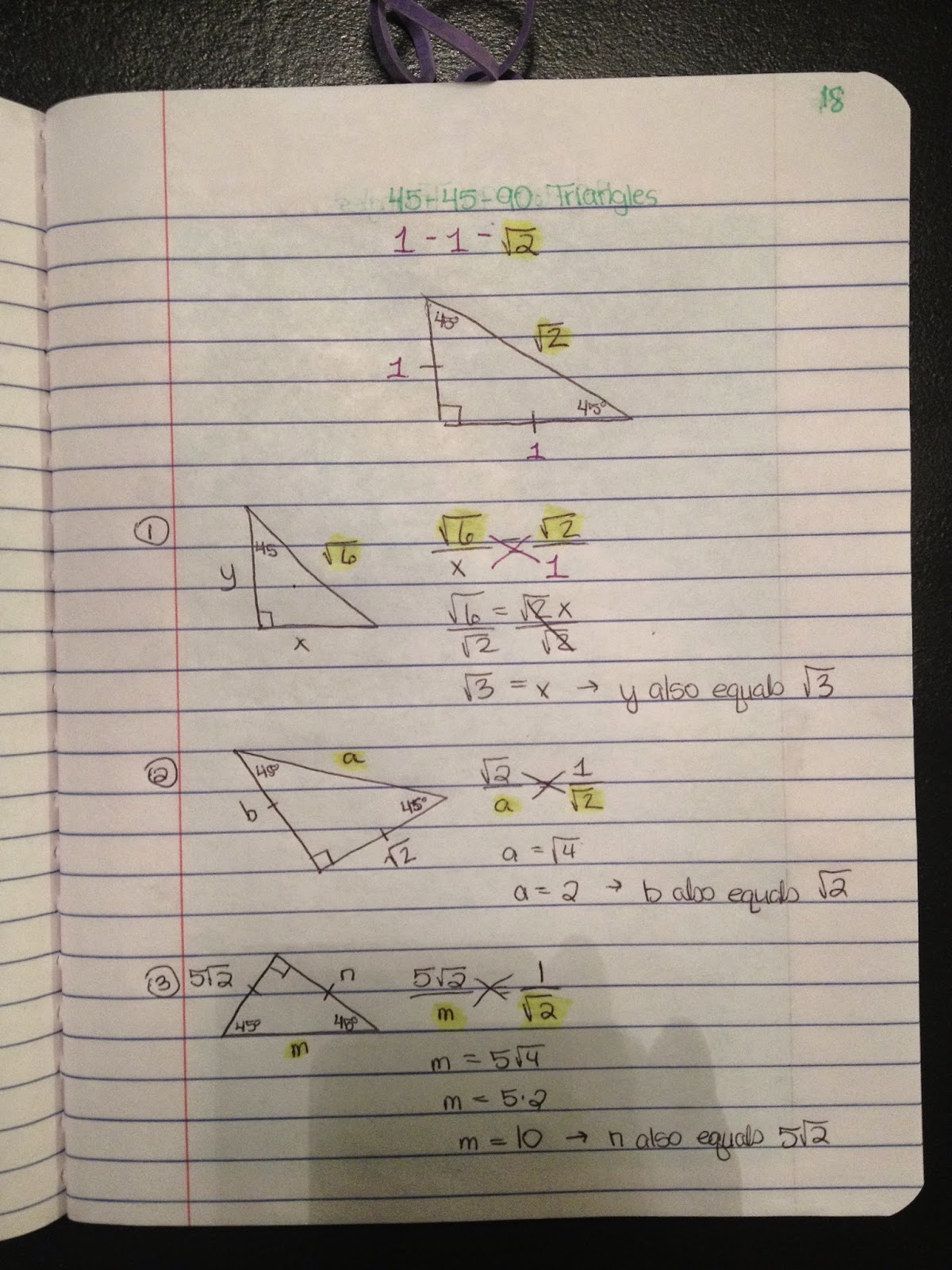 misscalcul8: Trig: Unit 1 Interactive Notebook