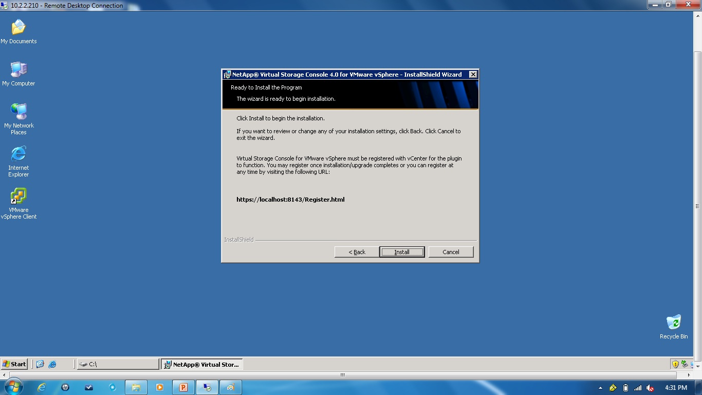Remote Infrastructure Management: NetApp Virtual Storage Console for ...