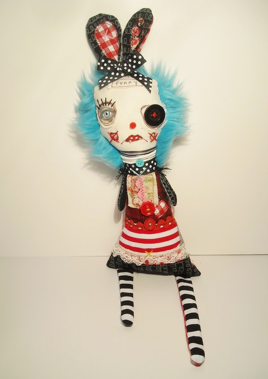 Junker Jane Monster Art Dolls: NEW Monster Girls in my Etsy shop!