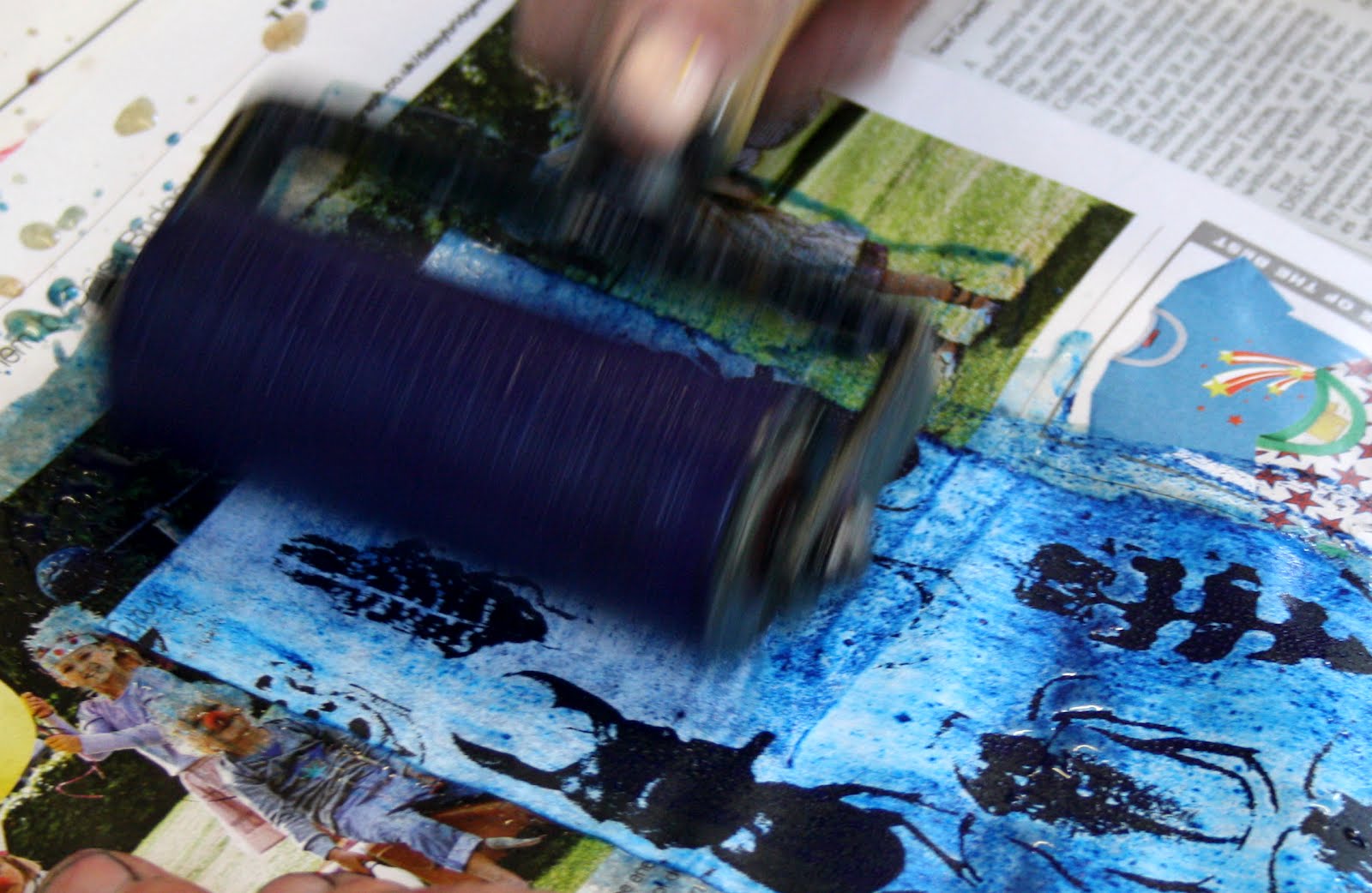 Sue Brown Printmaker: GUM ARABIC TRANSFER- THE NEXT LEVEL