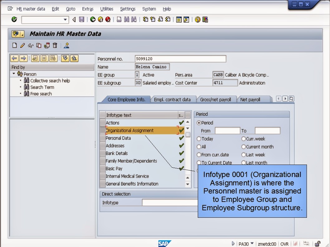 青蛙SAP分享 Froggy's SAP sharing: SAP HCM Enterprise Structure Employee ...