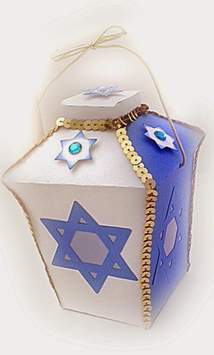 Paper Craft Creations: Jewish Star of David 3D Lantern and Card
