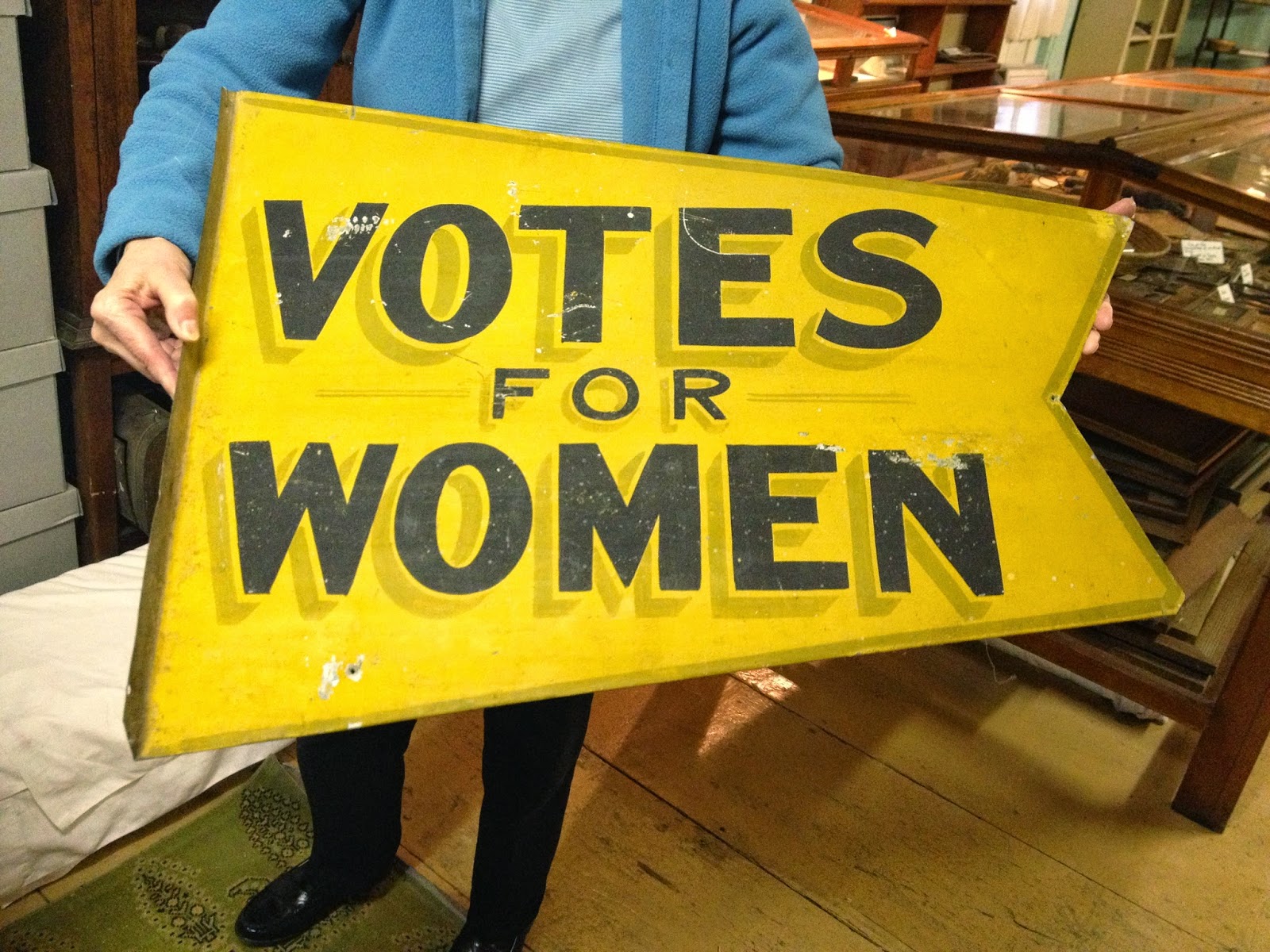 Inside the Conservator's Studio: Women want to vote! Conservation of ...
