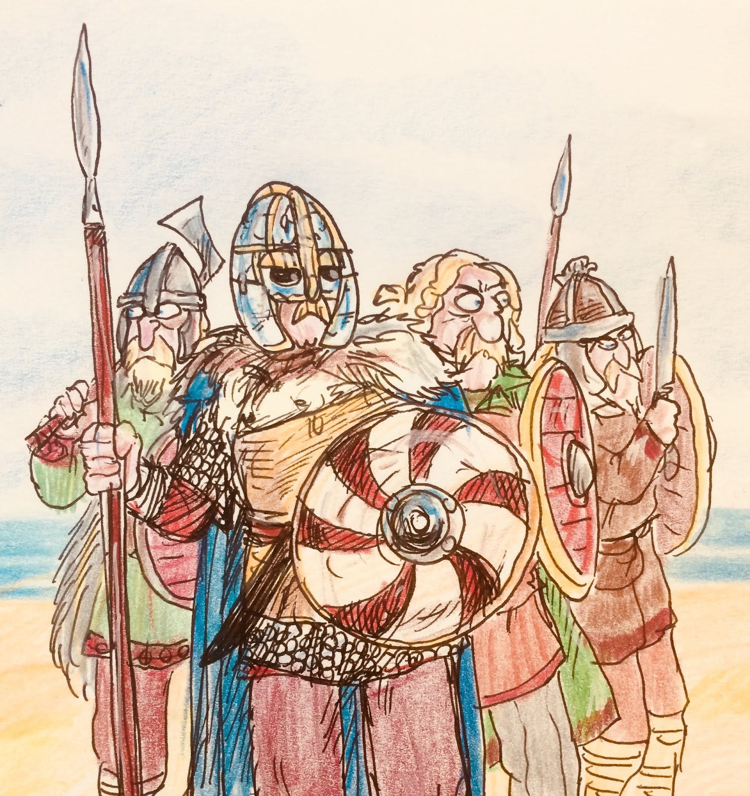iron mitten: Early Saxons