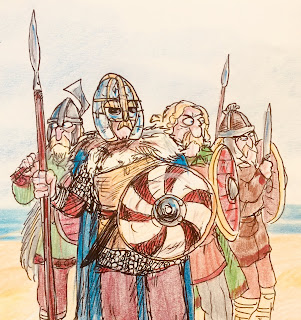 iron mitten: Early Saxons