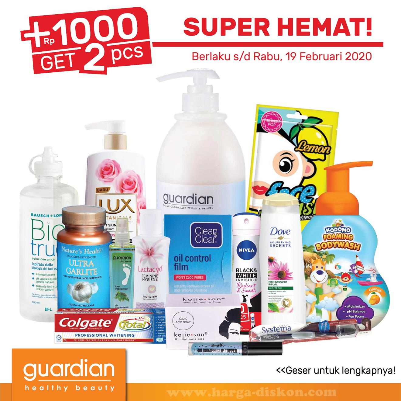 Katalog Harga dan Promo Guardian Terbaru