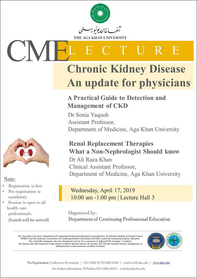 CME Lecture | Chronic Kidney Disease An update for physicians - Med ...