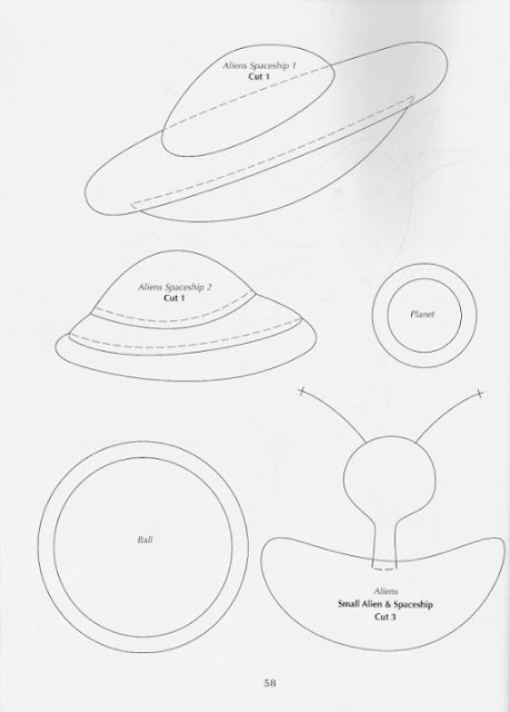 Nave espacial e ALIENS com moldes para imprimir - Ver e Fazer