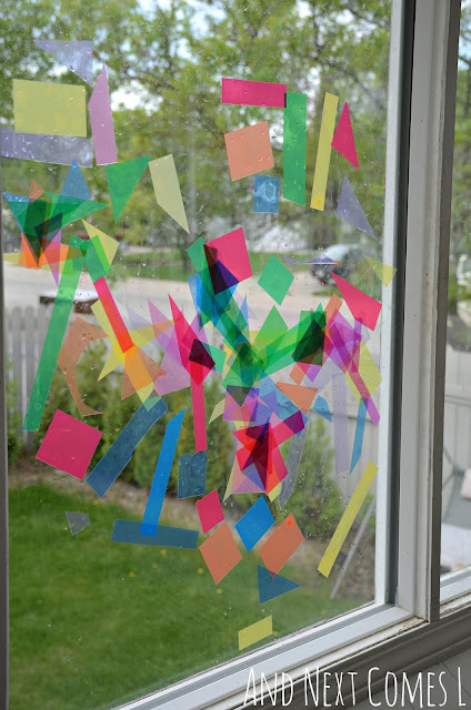 Abstract Window Art for Kids | And Next Comes L - Hyperlexia Resources