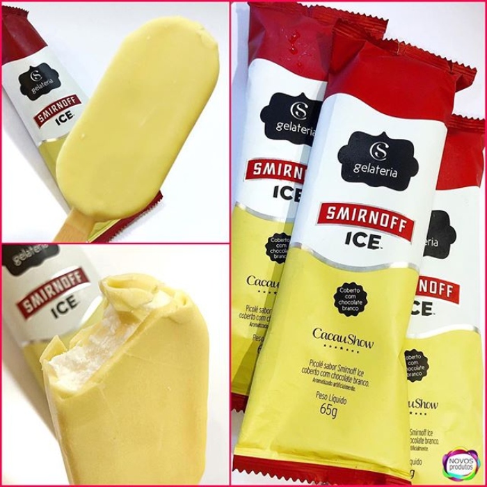 Cacau Show lança picolé sabor Smirnoff Ice com 3,4% de teor alcoólico ...
